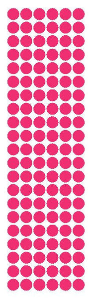 3/8" Hot Pink Round Vinyl Color Code Inventory Label Dot Stickers ...
