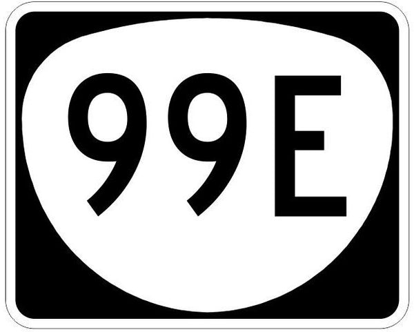 Oregon Route 99E Sticker Decal R7187 Highway Sign Road Sign – Winter ...