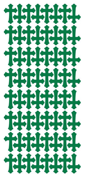 Green Cross Stickers 1" DC24-068 – Winter Park Products