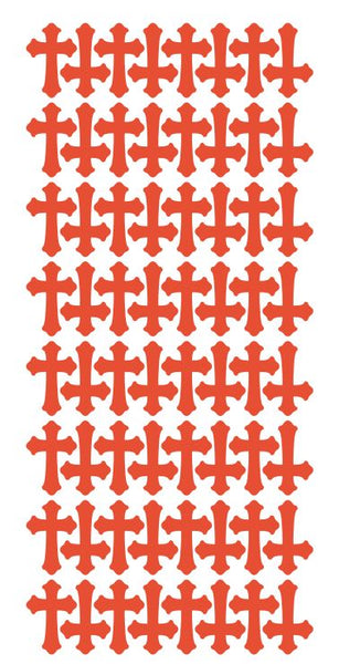 Orange Cross Stickers 1" DC24-035 – Winter Park Products
