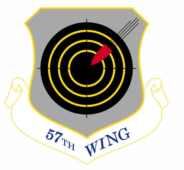 US Air Force 57th Wing Sticker M657 – Winter Park Products