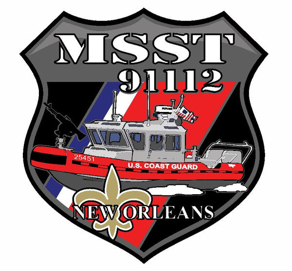 US Coast Guard MSST 91112 New Orleans Sticker M699 YOU CHOOSE SIZE ...