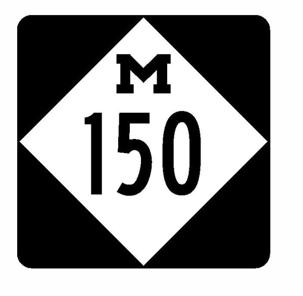 Michigan State Highway 150 Sticker R3185 Highway Sign – Winter Park ...