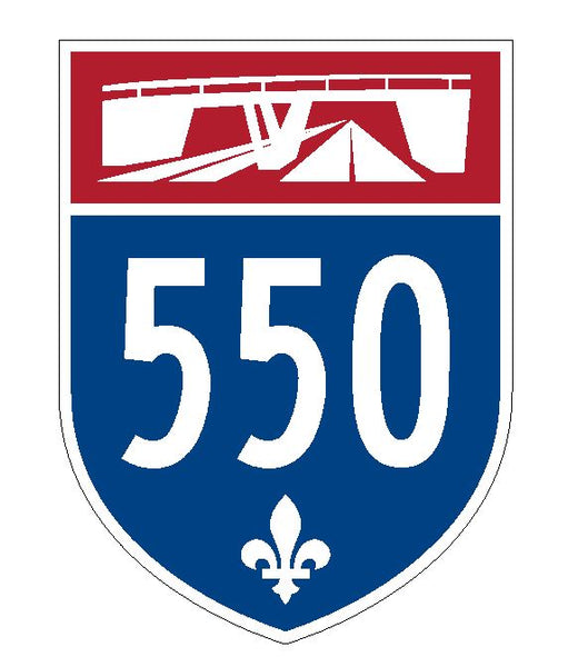 Quebec Autoroute 550 Sticker Decal R4835 Canada Highway Route Sign Can ...