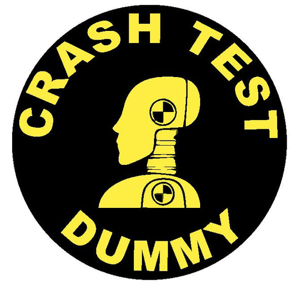 Crash Test Dummy Sticker Decal R4640 Crash Test Dummies – Winter Park ...