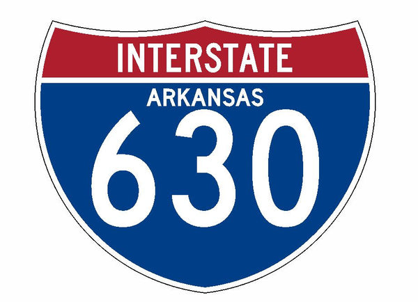 Interstate 630 Sticker R2009 Arkansas Highway Sign Road Sign – Winter ...