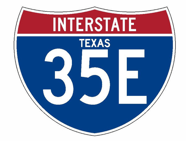 Interstate 35E Sticker R2011 Texas Highway Sign Road Sign – Winter Park ...