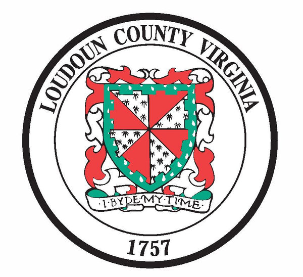 Seal of Loudoun County Virginia Sticker / Decal R743 – Winter Park Products