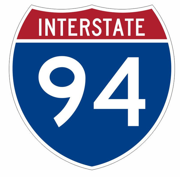 Interstate 94 Sticker Decal R941 Highway Sign – Winter Park Products