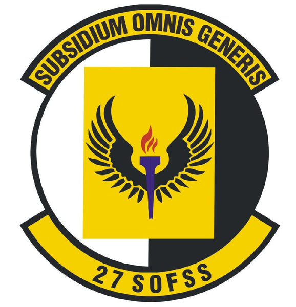 27th Special Operations Force Support Sticker R457 – Winter Park Products