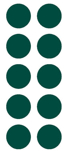 2" Dk Green Round Color Coded Inventory Label Dots Stickers – Winter ...
