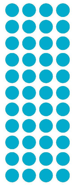 3/4" Light Blue Round Color Code Inventory Label Dot Stickers – Winter ...