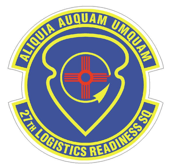 27th Logistics Readiness Squadron Sticker R458 – Winter Park Products