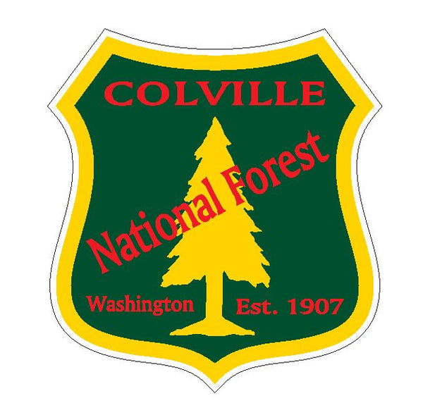 Colville National Forest Sticker R3219 Washington – Winter Park Products