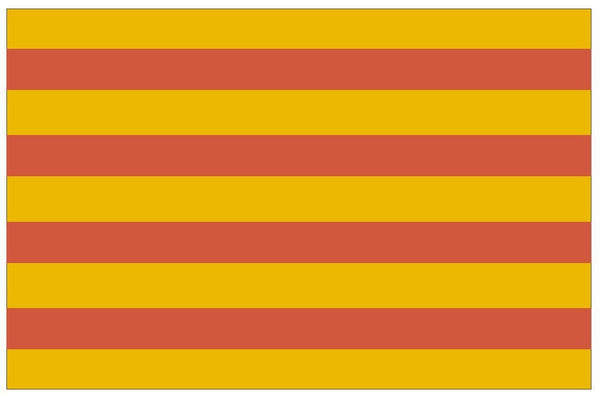 CATALONIA Flag Vinyl International Flag DECAL Sticker MADE IN USA F88 ...