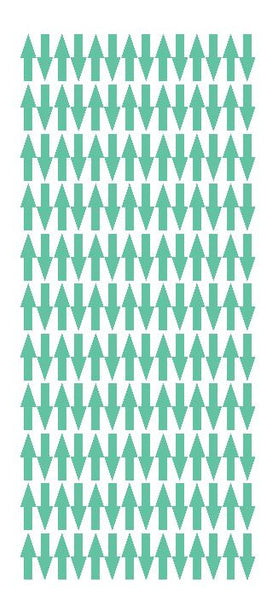 Mint Green Arrows Vinyl Color Code Inventory Label Stickers 1/2" x 3/4 ...