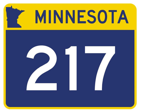 Minnesota State Highway 217 Sticker Decal R4974 Highway Route sign ...