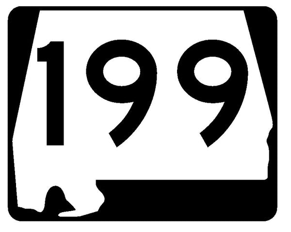 Alabama State Route 199 Sticker R4597 Highway Sign Road Sign Decal ...