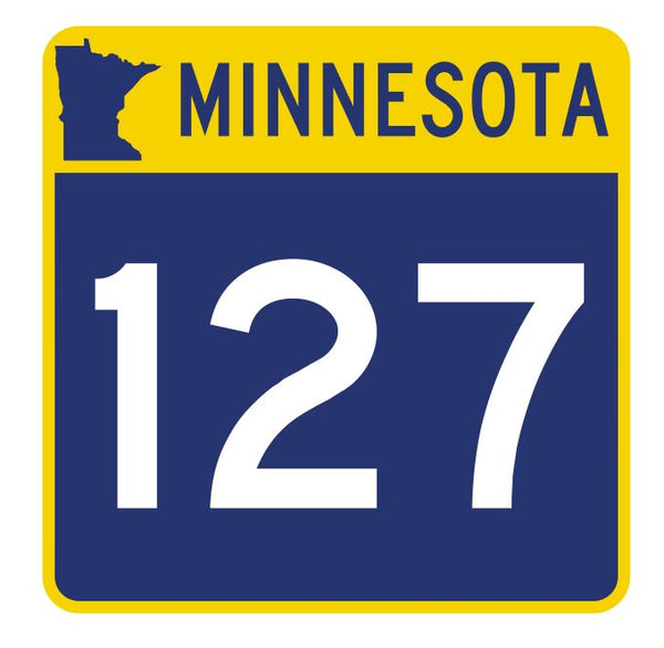 Minnesota State Highway 127 Sticker Decal R4960 Highway Route Sign ...