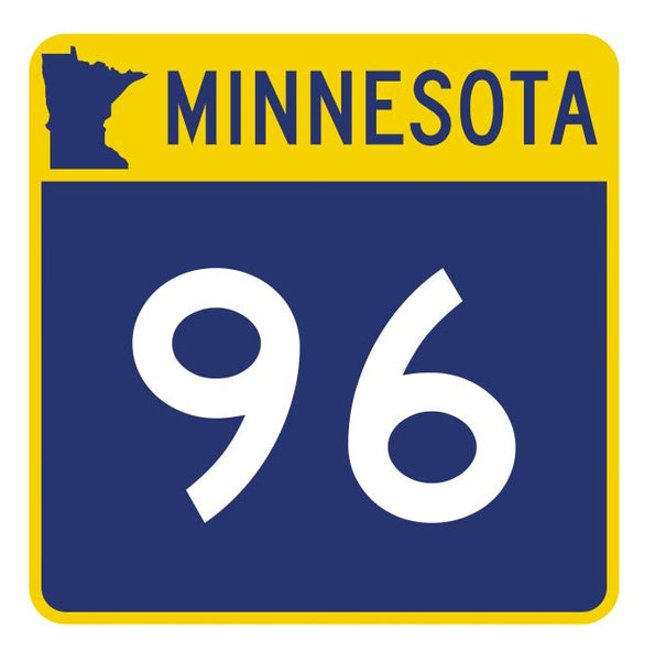 Minnesota State Highway 96 Sticker Decal R4935 Highway Route Sign ...