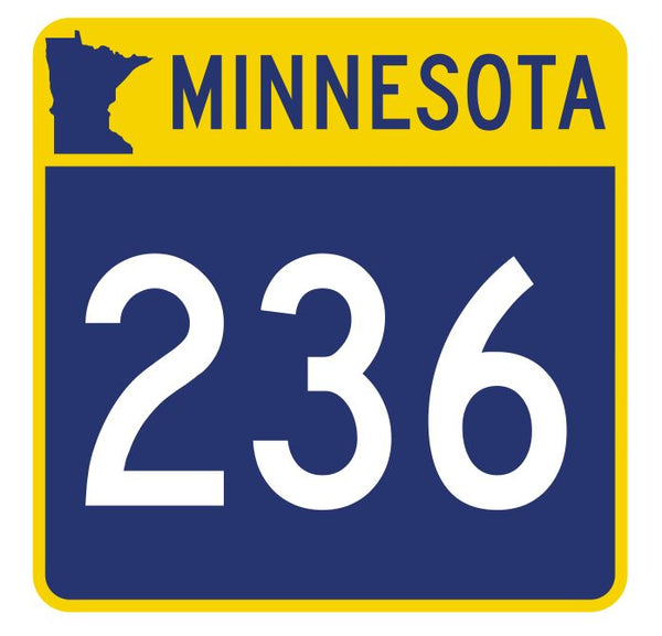 Minnesota State Highway 236 Sticker Decal R4986 Highway Route sign ...