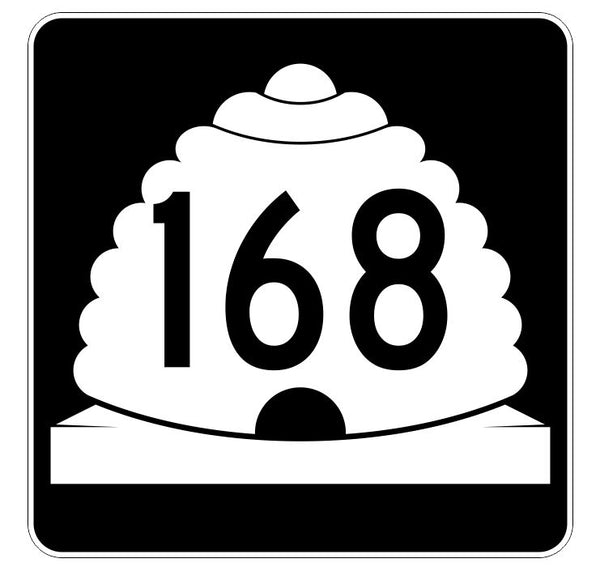 Utah State Highway 168 Sticker Decal R5488 Highway Route Sign – Winter ...