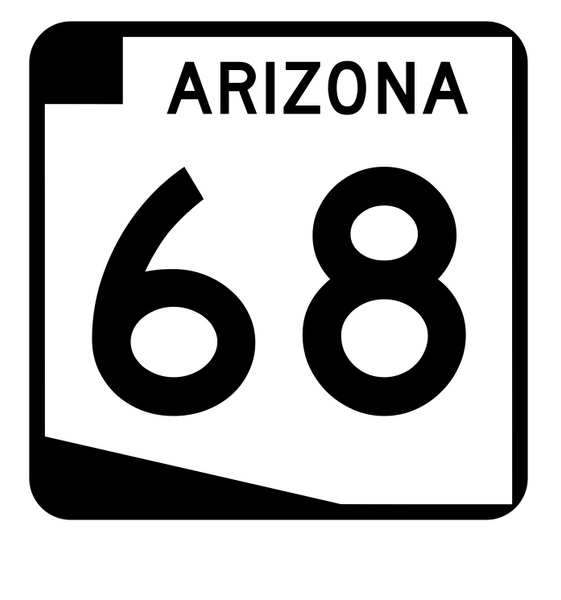 Arizona State Route 68 Sticker R2708 Highway Sign Road Sign – Winter ...