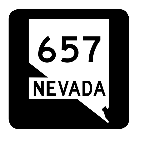 Nevada State Route 657 Sticker R3117 Highway Sign Road Sign – Winter ...