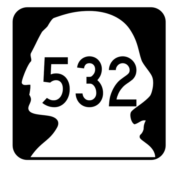 Washington State Route 532 Sticker R2946 Highway Sign Road Sign ...