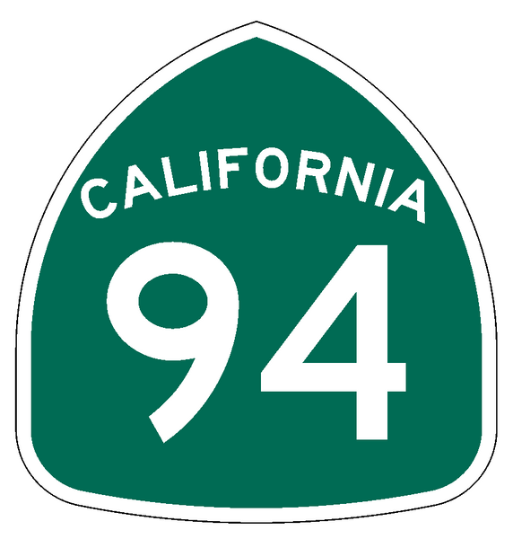 California State Route 94 Sticker Decal R995 Highway Sign Road Sign ...