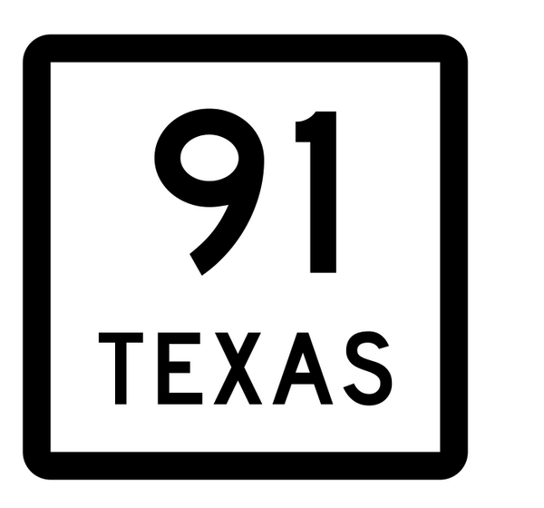 Texas State Highway 91 Sticker Decal R2392 Highway Sign – Winter Park ...