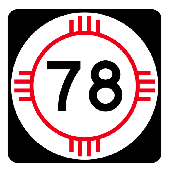 New Mexico State Road 78 Sticker R4135 Highway Sign Road Sign Decal ...