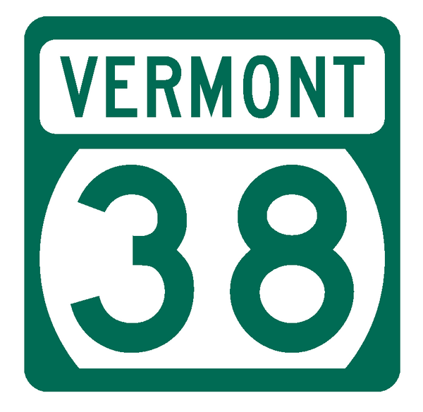 Vermont Route 38 Sticker Decal R1065 Highway Sign Road Sign – Winter ...