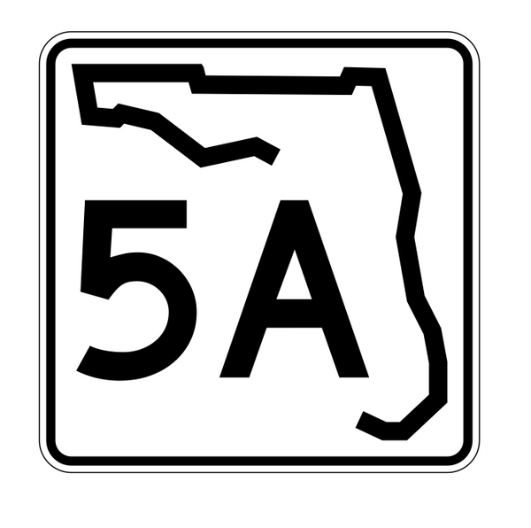 Florida State Road 5A Sticker Decal R1335 Highway Sign – Winter Park ...