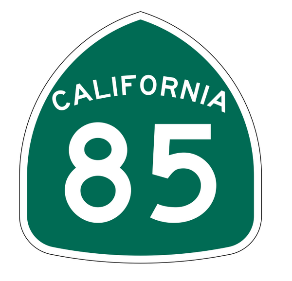 California State Route 85 Sticker Decal R1169 Highway Sign – Winter ...