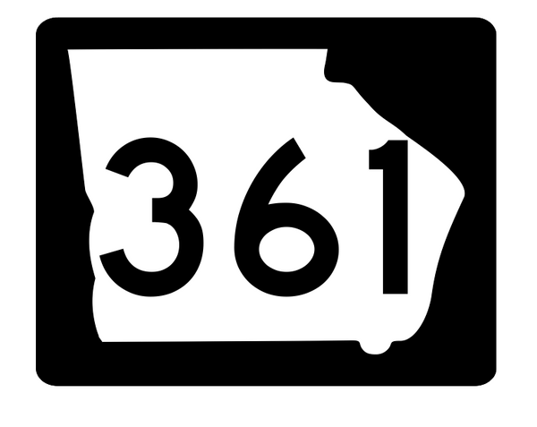 Georgia State Route 361 Sticker R4023 Highway Sign Road Sign Decal ...