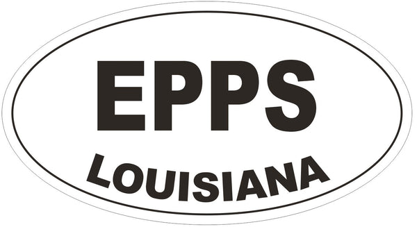 Epps Louisiana Oval Bumper Sticker or Helmet Sticker D3829 – Winter ...