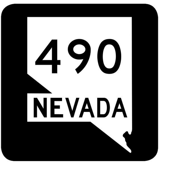 Nevada State Route 490 Sticker R3075 Highway Sign Road Sign – Winter ...