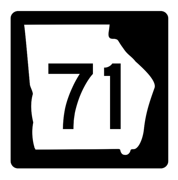 Georgia State Route 71 Sticker R3617 Highway Sign – Winter Park Products