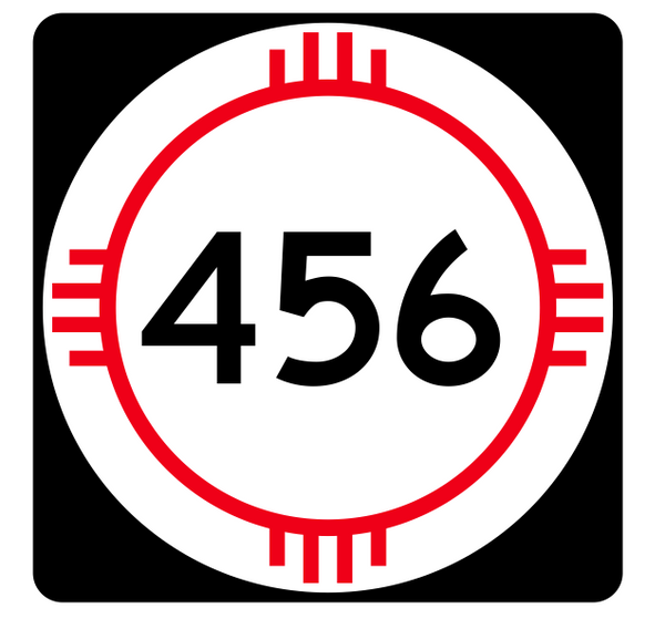 New Mexico State Road 456 Sticker R4188 Highway Sign Road Sign Decal ...