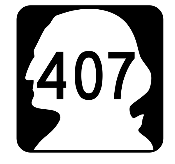 Washington State Route 407 Sticker R2910 Highway Sign Road Sign ...