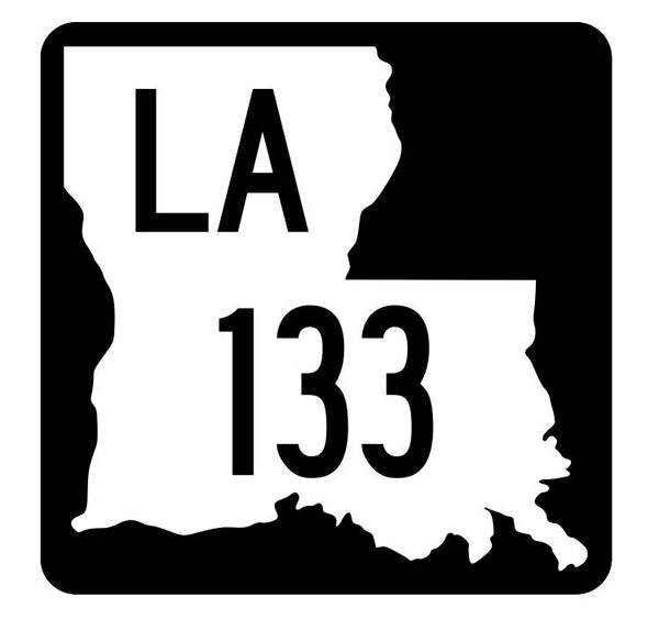 Louisiana State Highway 133 Sticker Decal R5849 Highway Route Sign ...