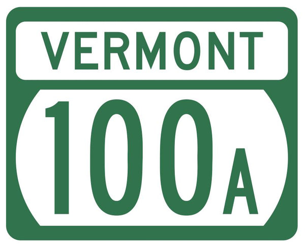 Vermont State Highway 100A Sticker Decal R5302 Highway Route Sign ...
