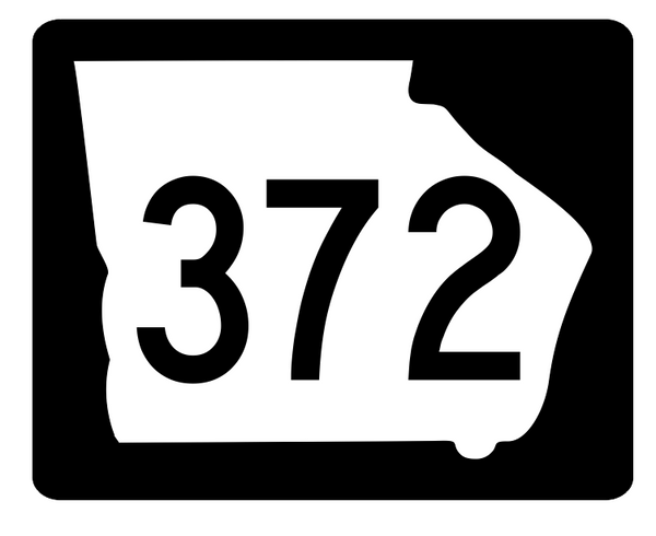 Georgia State Route 372 Sticker R4033 Highway Sign Road Sign Decal ...