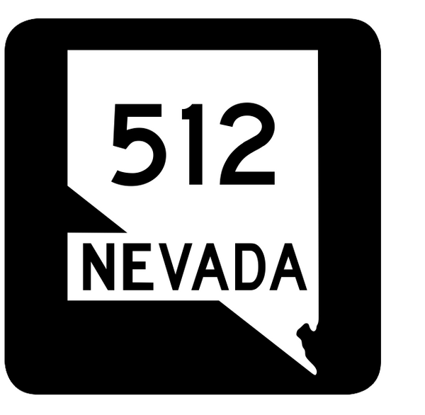 Nevada State Route 512 Sticker R3079 Highway Sign Road Sign – Winter ...