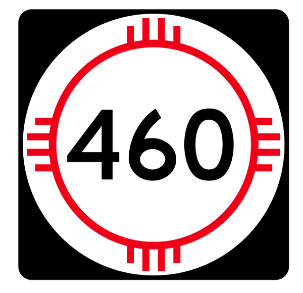 New Mexico State Road 460 Sticker R4189 Highway Sign Road Sign Decal ...