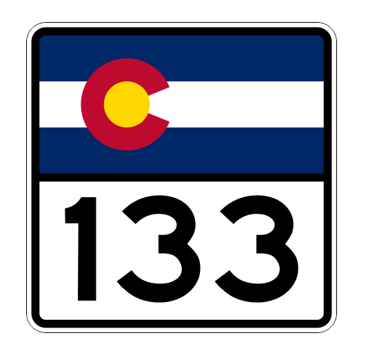 Colorado State Highway 133 Sticker Decal R1855 Highway Sign – Winter ...