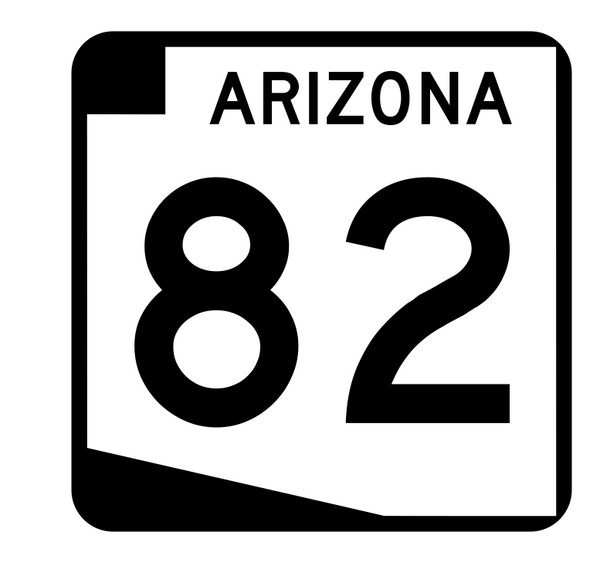 Arizona State Route 82 Sticker R2719 Highway Sign Road Sign – Winter ...