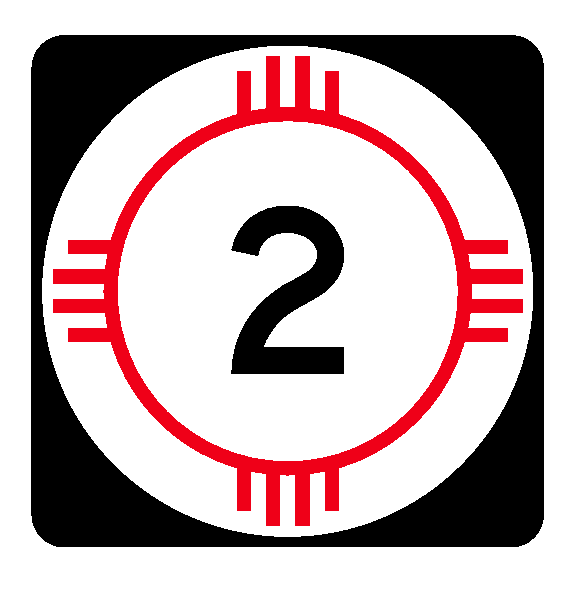 New Mexico State Road 2 Sticker R4108 Highway Sign Road Sign Decal ...