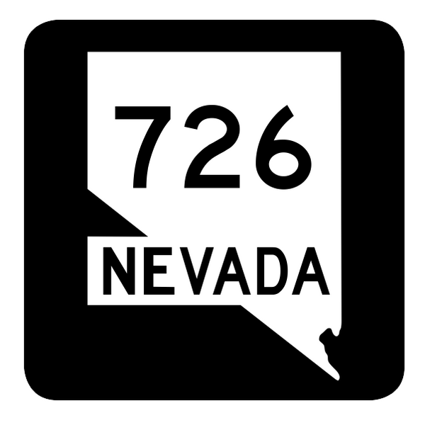 Nevada State Route 726 Sticker R3131 Highway Sign Road Sign – Winter ...